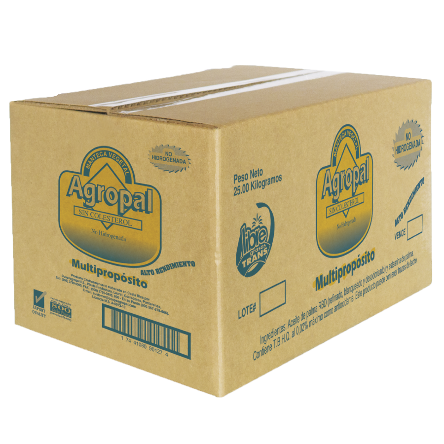 Aceite producido en Costa Rica - Coopeagropal R.L